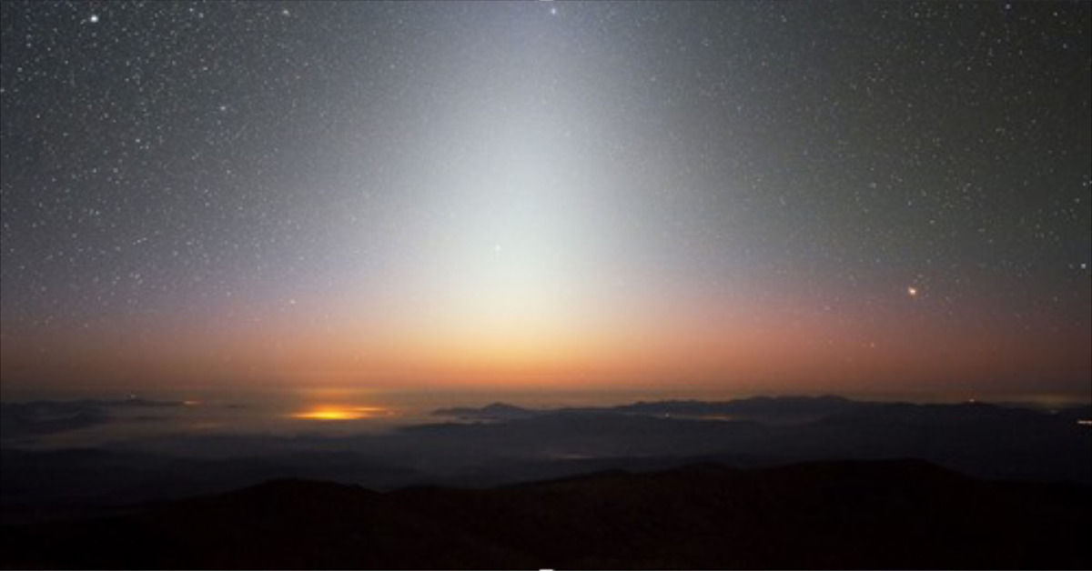 Look For the Pyramid of Light in the Night Sky Known as the Zodiacal Glow