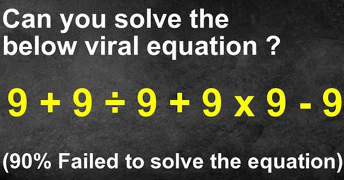 Hardest Math Problem To Solve Most Can t Solve This Problem 
