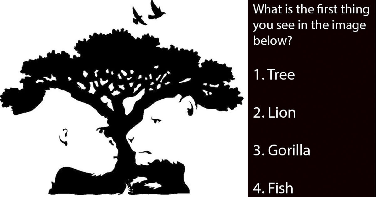 The first thing you see in this image will reveal your true personality ...